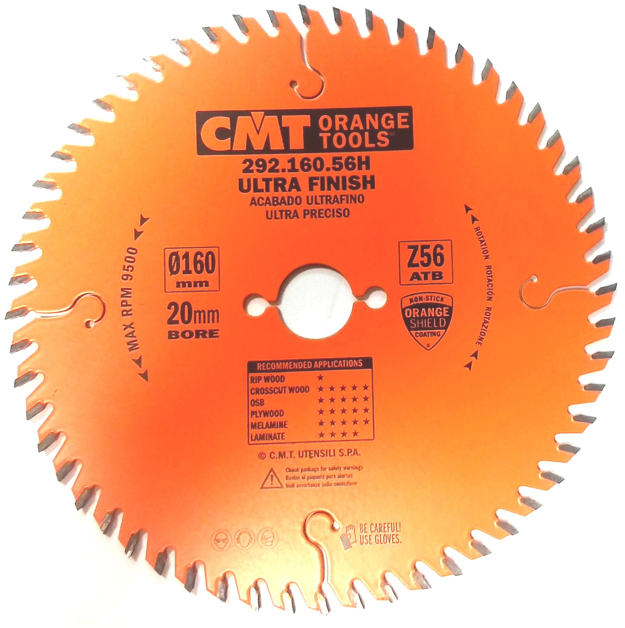 Piła do elektronarzędzi do cięcia poprzecznego CMT D=160 F=20 Z=56, 292 ...